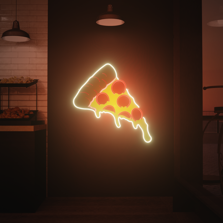 PIZZA 3D PRINTED CUSTOM NEON SIGN – Neonverses