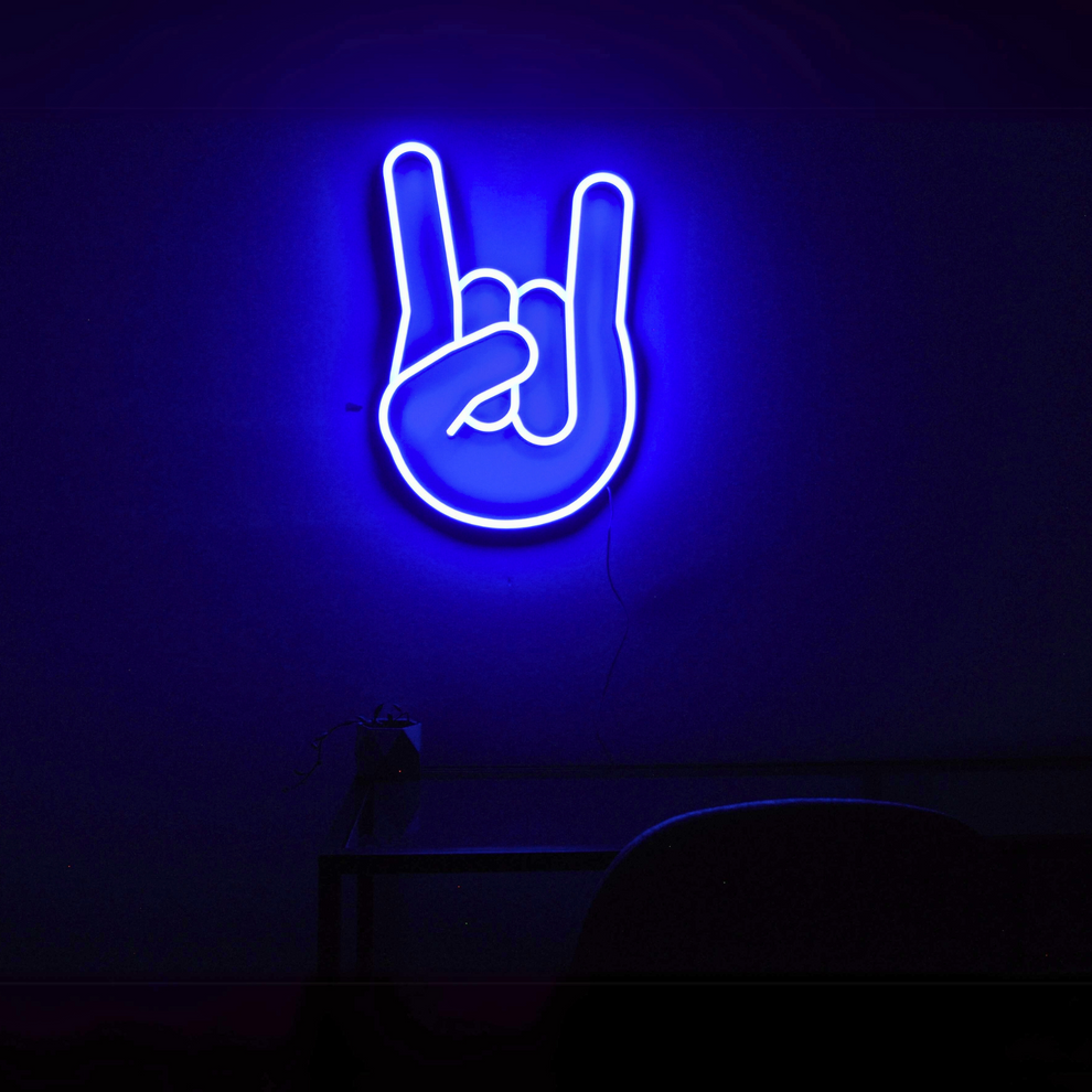 ROCK-ON 3D PRINTED CUSTOM NEON SIGN – Neonverses