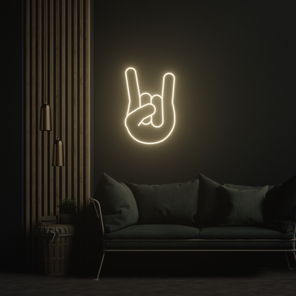 ROCK-ON 3D PRINTED CUSTOM NEON SIGN – Neonverses
